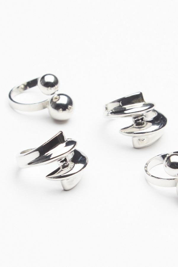 Screw x Double Ball Ring Set | Free People