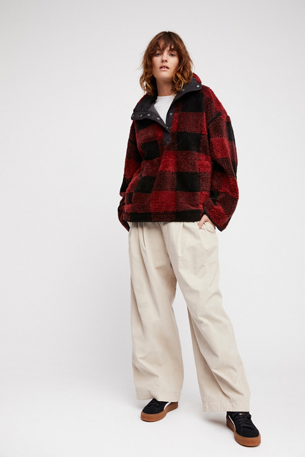 Oh So Cozy Plaid Pullover | Free People